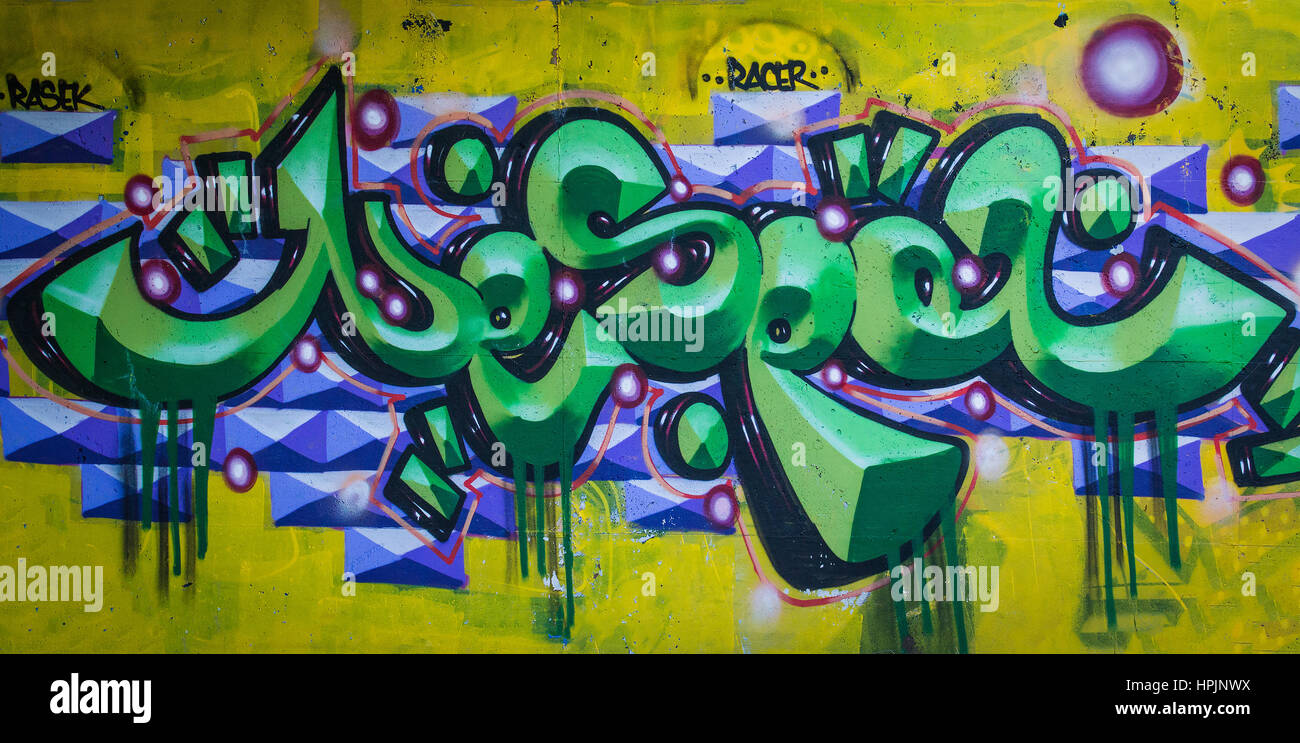 Colorful Graffiti Art Stock Photo - Alamy