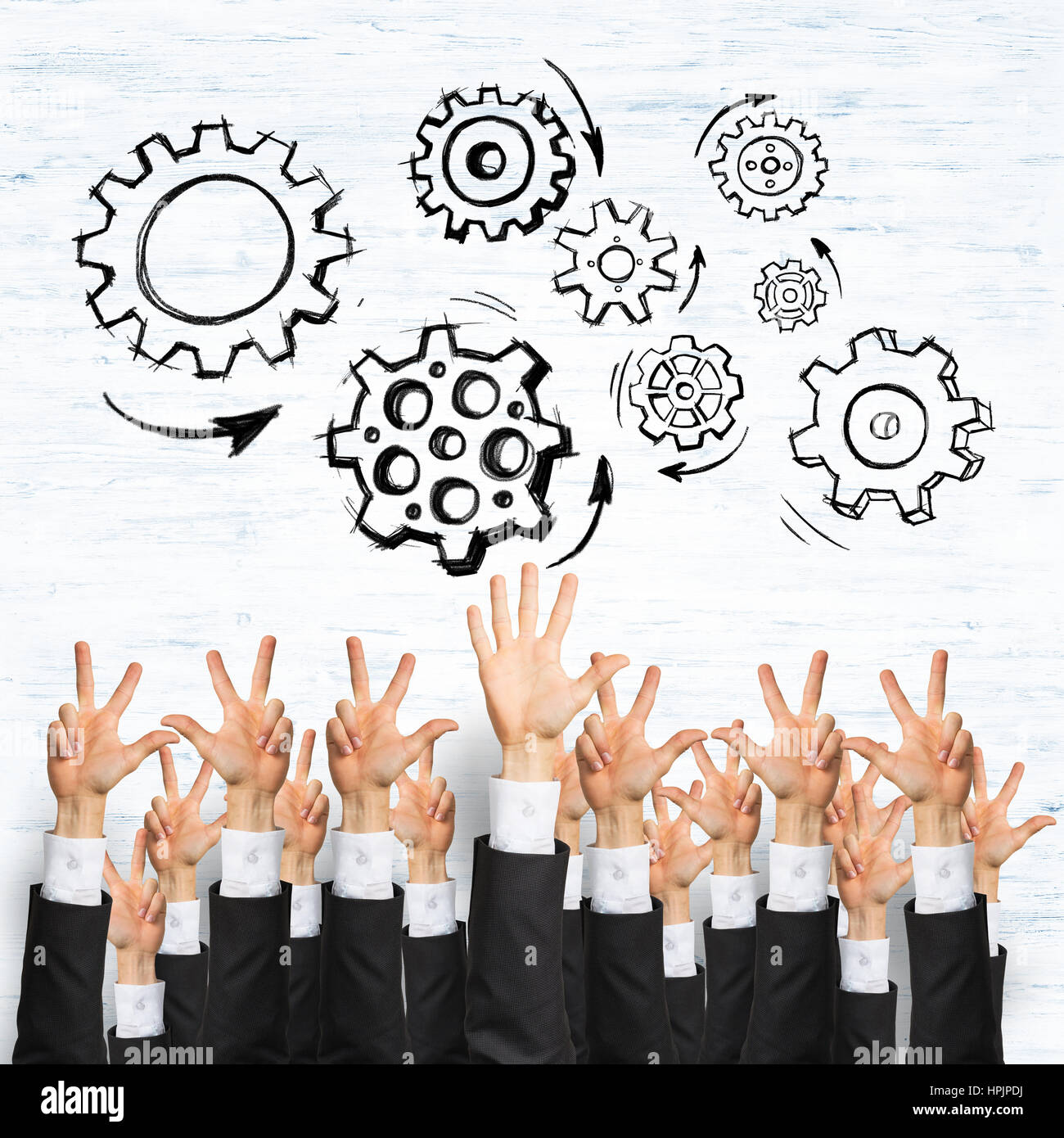 Business and teamwork concept Stock Photo - Alamy