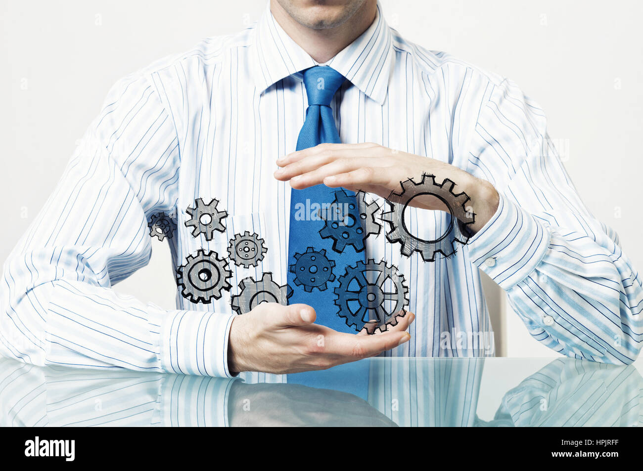 Concept of teamwork and cooperation Stock Photo - Alamy