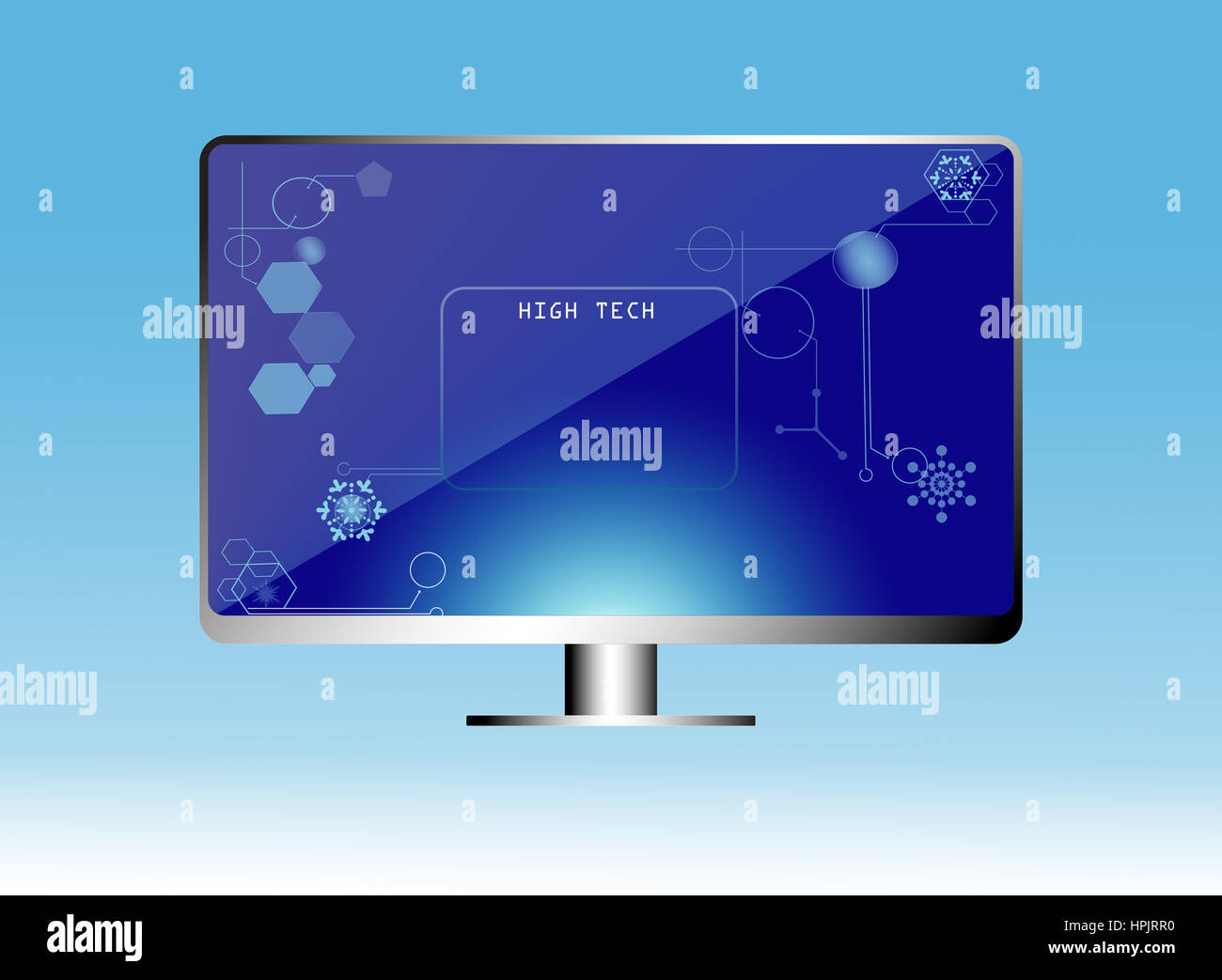 Smart TV with large screen Stock Photo - Alamy