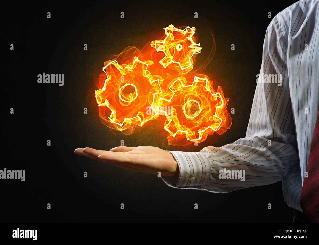 Setting fire icon Stock Photo - Alamy