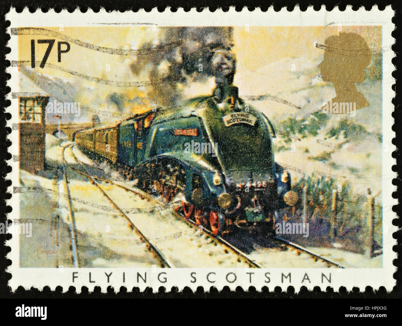 UNITED KINGDOM - CIRCA 1985: A British Used Postage Stamp showing The ...