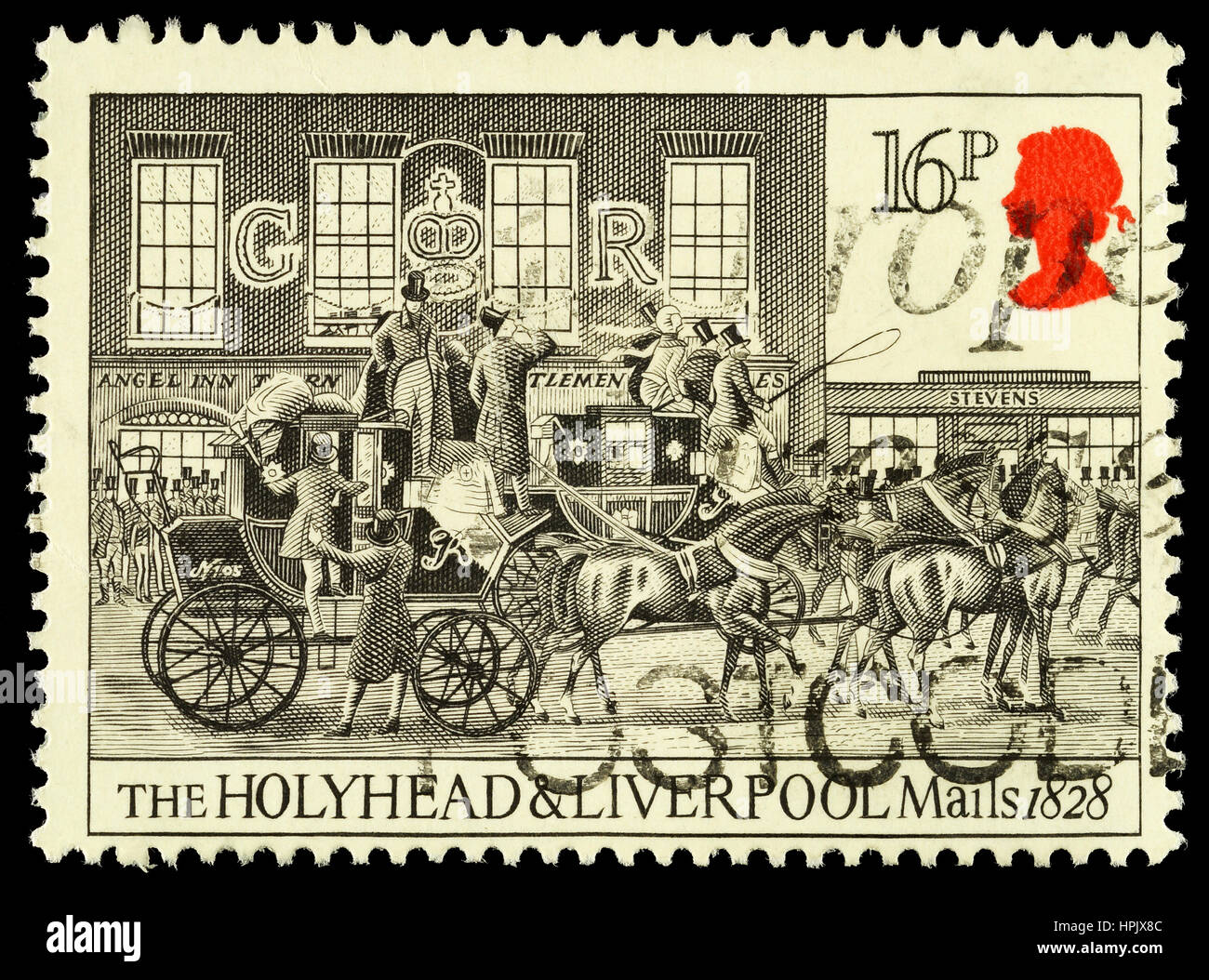 UNITED KINGDOM - CIRCA 1984: A used postage stamp printed in Britain ...