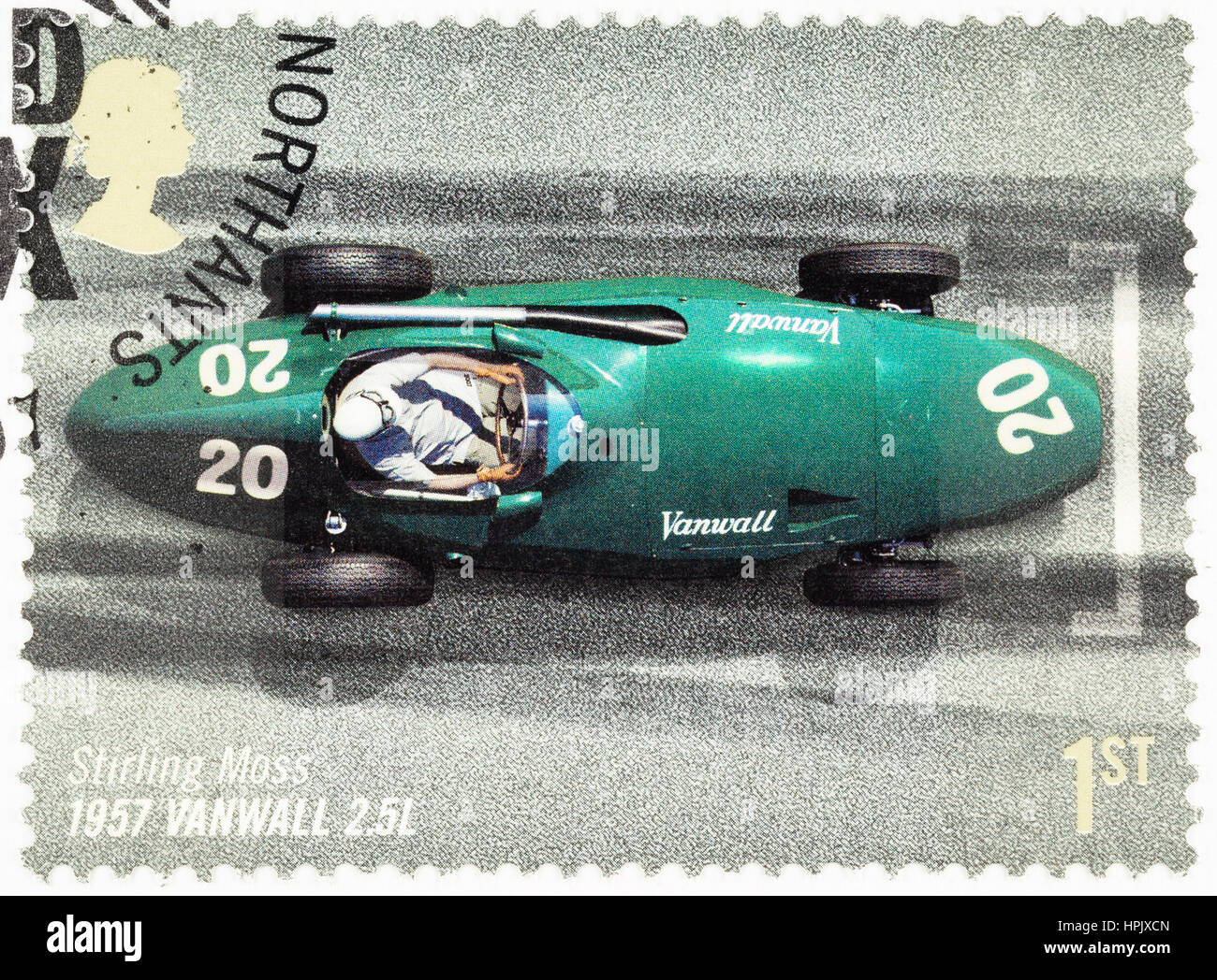 UNITED KINGDOM - CIRCA 2007: A used postage stamp printed in Britain ...