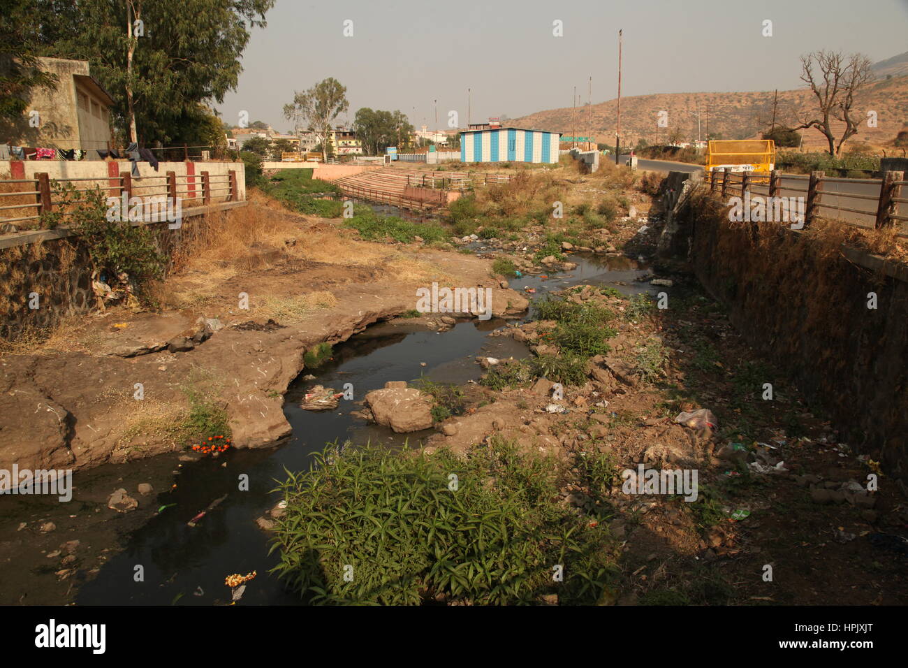 Drainage water flowing texture hi-res stock photography and images - Alamy