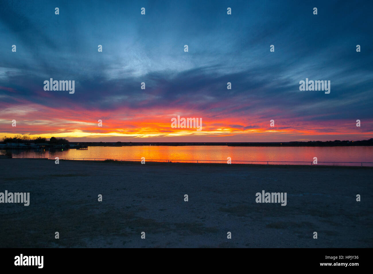 Texas sunset landscape hi-res stock photography and images - Alamy