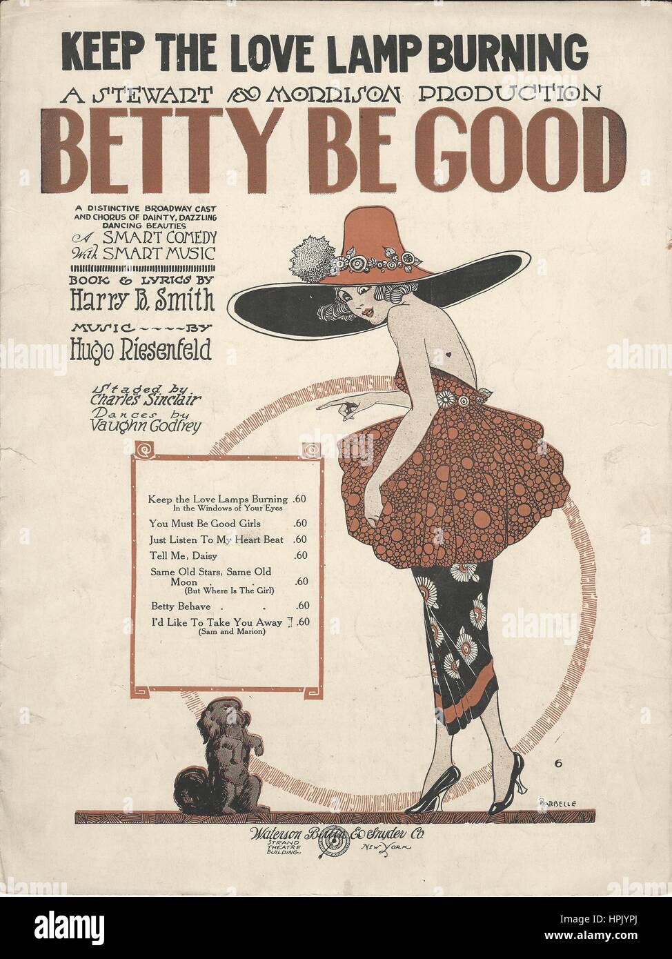 Vintage 1920s sheet music hi-res stock photography and images - Alamy