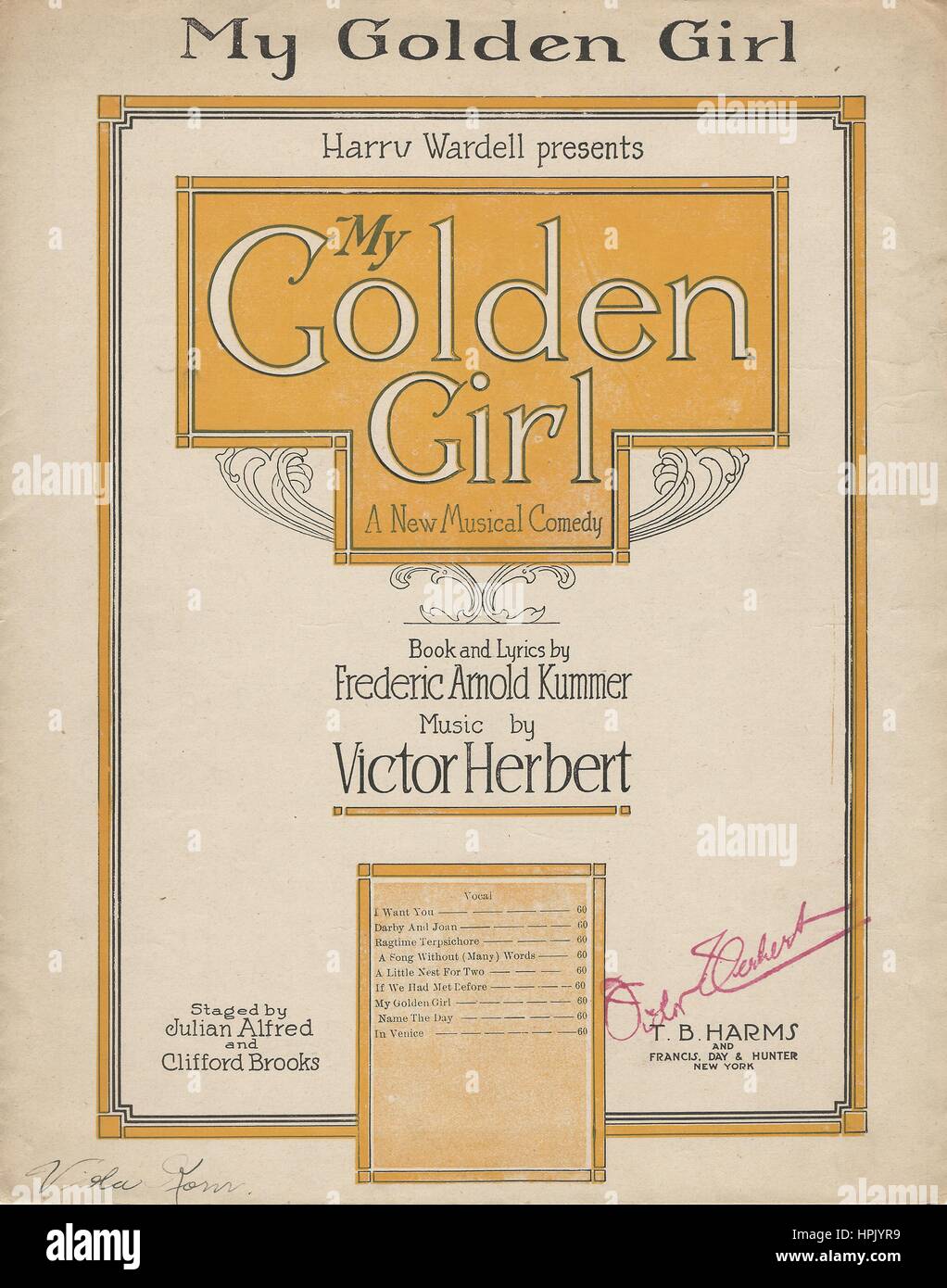 1920s sheet music hi-res stock photography and images - Alamy