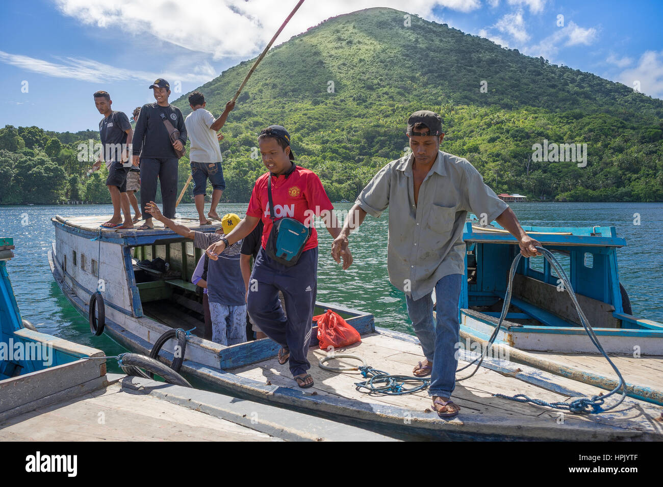 Life on Banda islands Stock Photo - Alamy