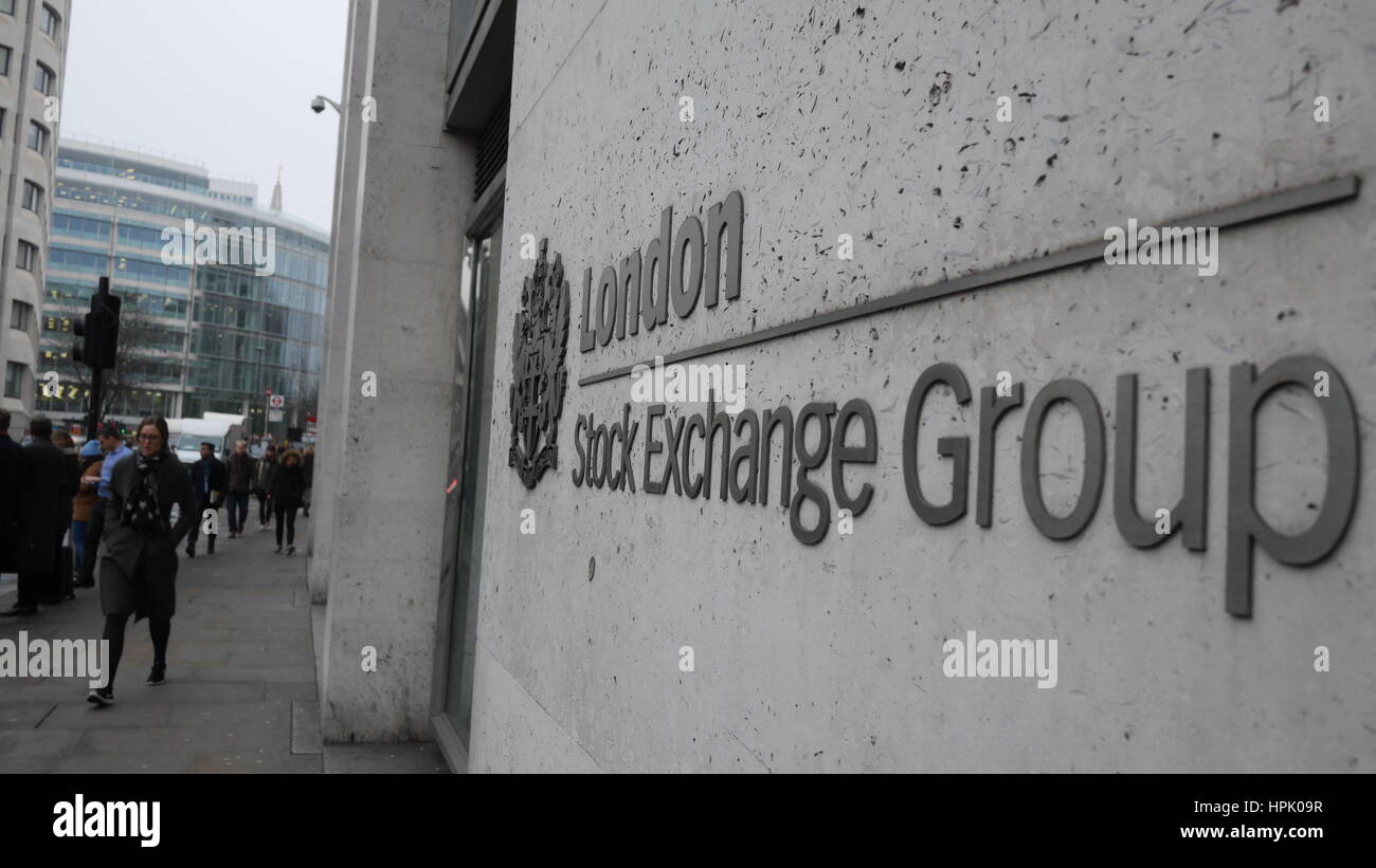 London Stock Exchange group sign Stock Photo - Alamy