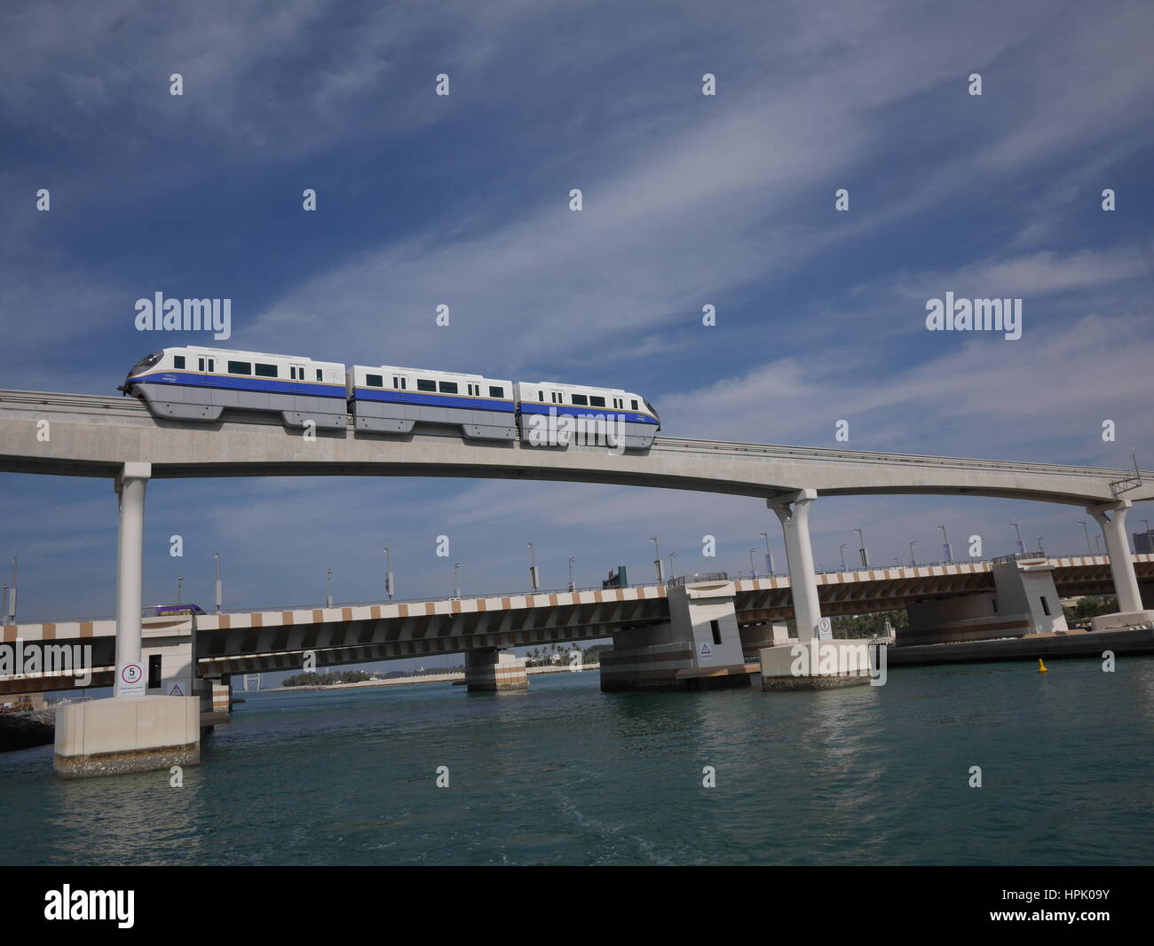 Palm Monorail Dubai Stock Photo - Alamy