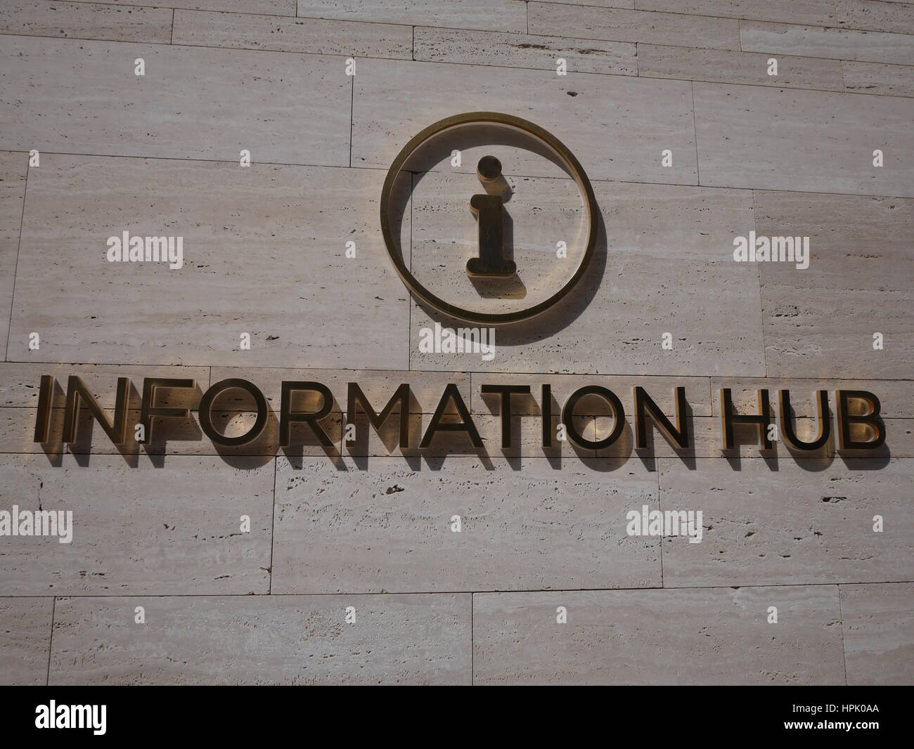 information hub dubai Stock Photo - Alamy