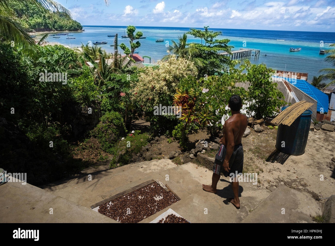 Life on Banda islands Stock Photo - Alamy