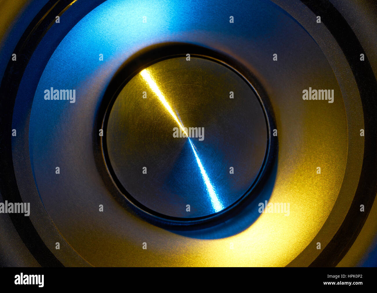 full frame frontal colorful loudspeaker detail Stock Photo - Alamy