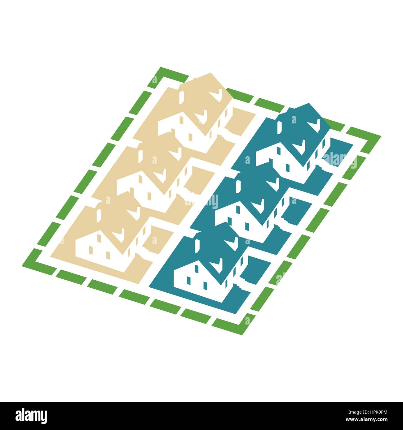 Back view architecture Stock Vector Images - Alamy