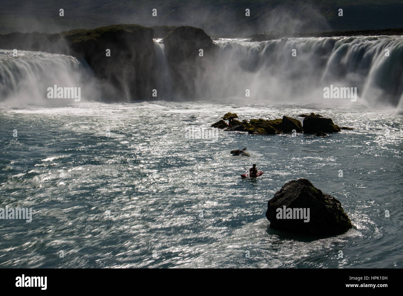 Godafoss waterfall gods famous hi-res stock photography and images - Alamy