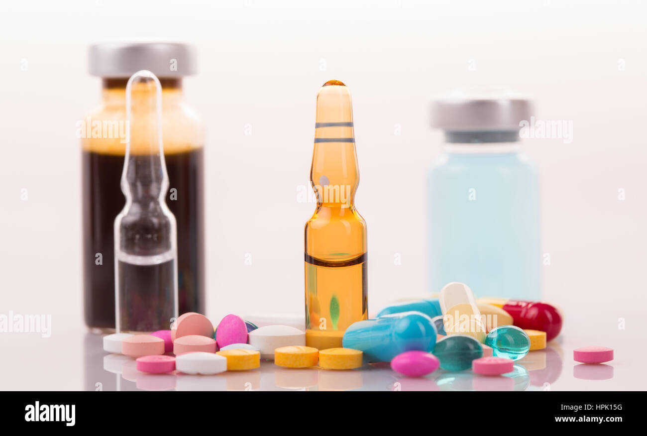 different Tablets pills capsule heap mix therapy drugs Stock Photo - Alamy