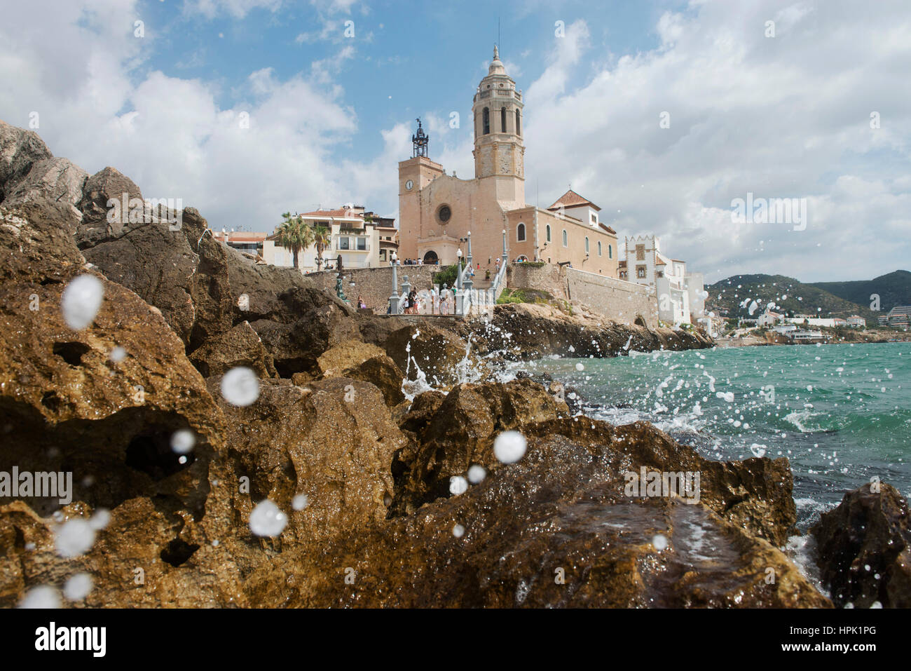 Sitges on the costa brava near Barcelona, is a resort for families.Also ...