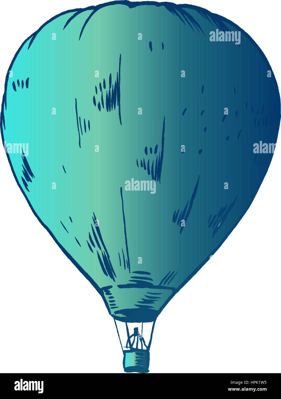 vector illustration of hot air baloon Stock Vector Image & Art - Alamy