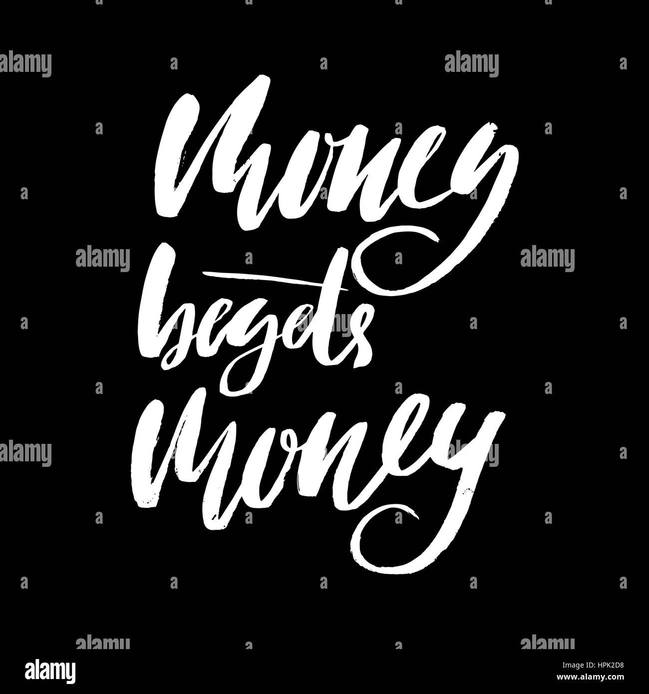 Hand drawn vector lettering. Motivating modern calligraphy. Inspiring ...