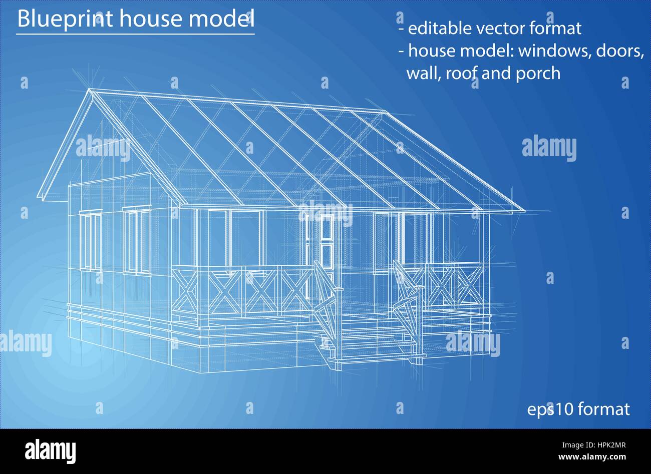 House wireframe structure. Vector Stock Vector Image & Art - Alamy