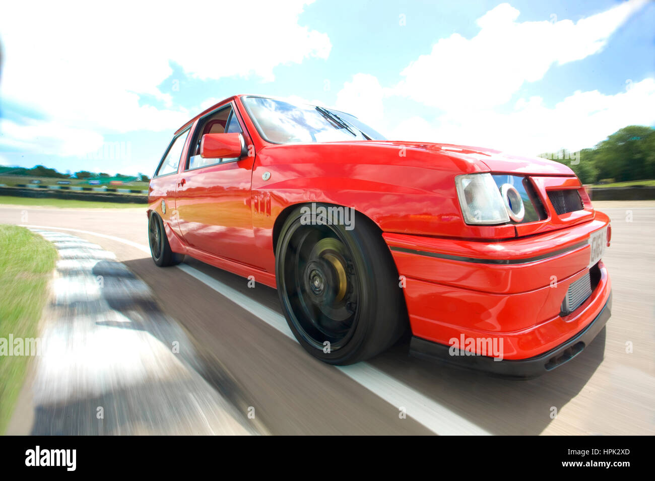 1989 Vauxhall Nova, modified compact car Stock Photo - Alamy