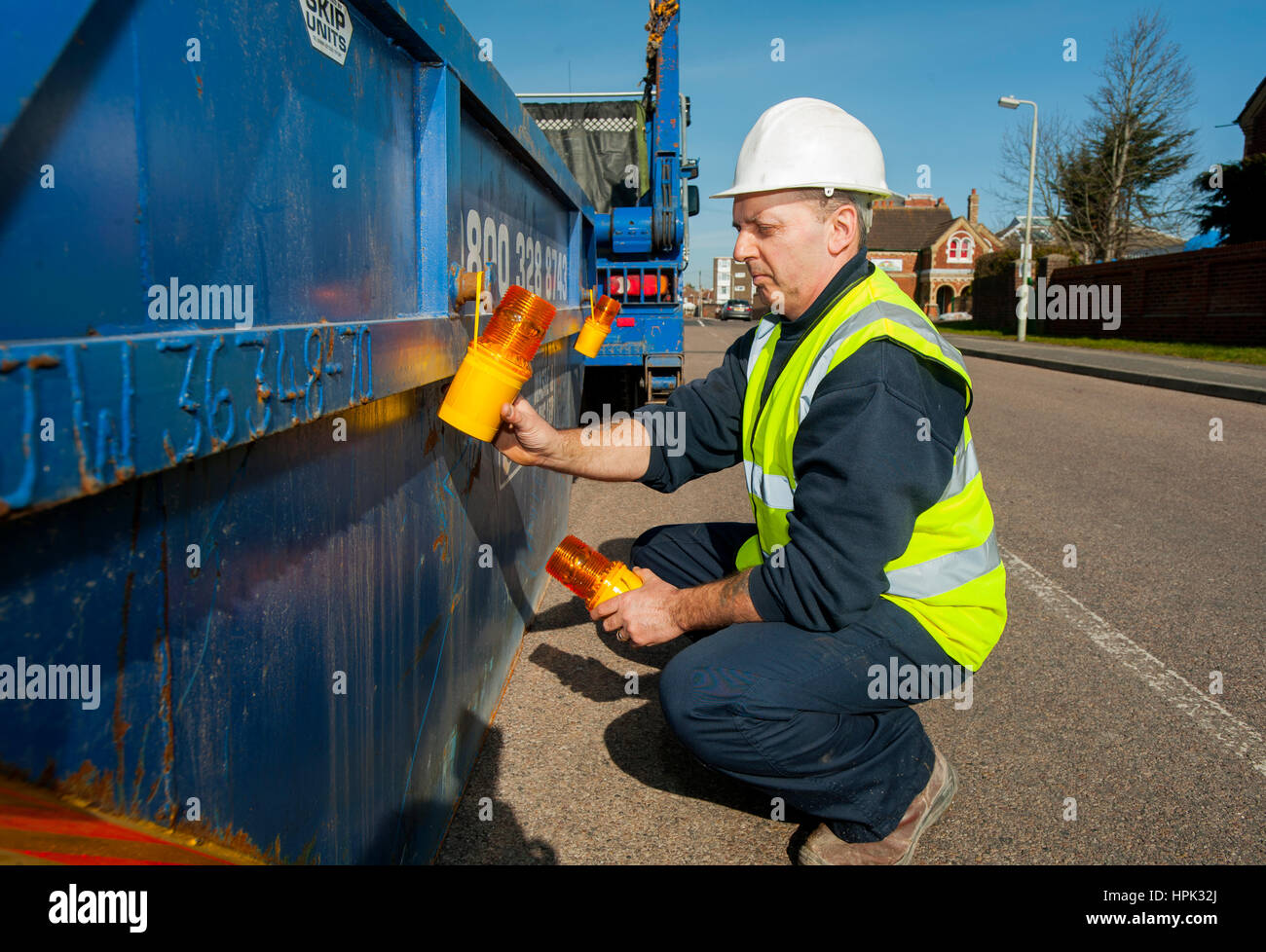 Skip Lorry High Resolution Stock Photography and Images - Alamy