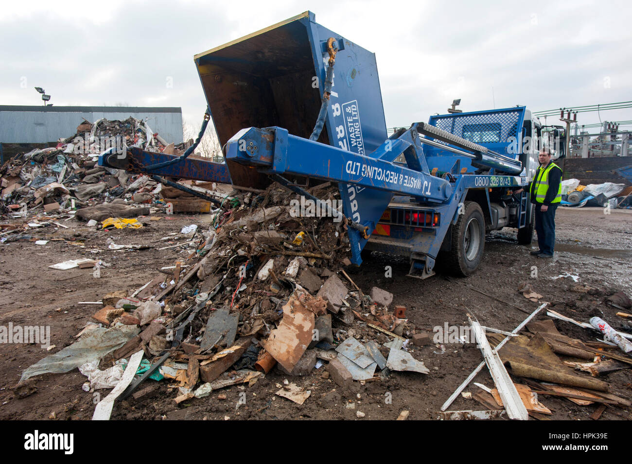 Skip Truck High Resolution Stock Photography and Images - Alamy