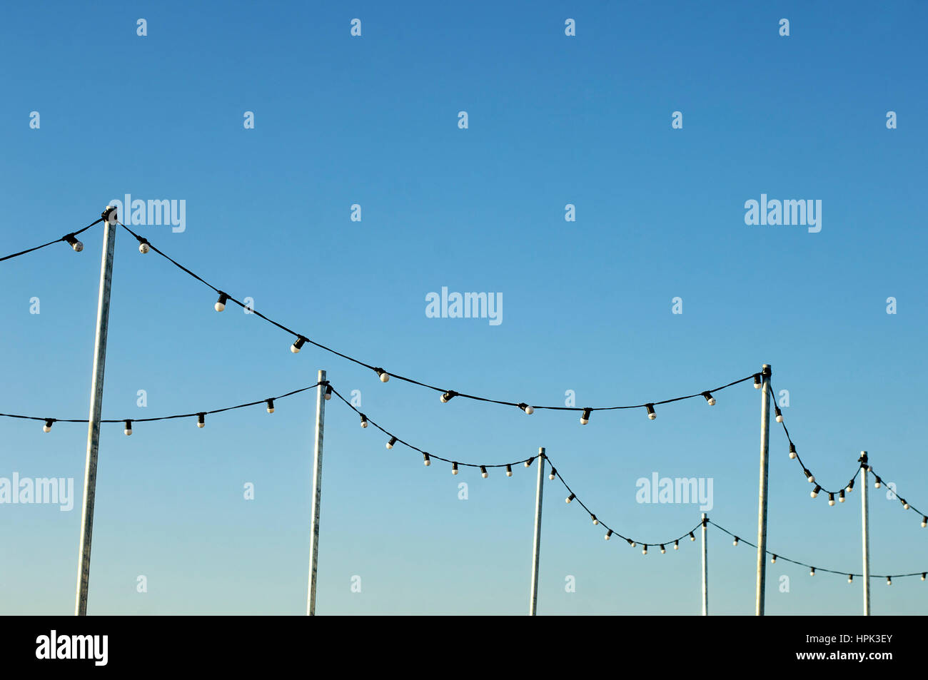 Metal light poles hi-res stock photography and images - Alamy