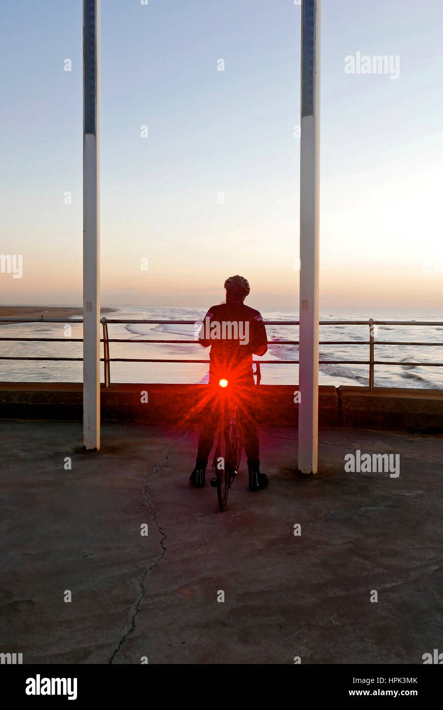 Back view of cyclist hi-res stock photography and images - Alamy