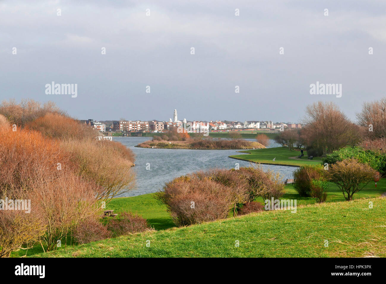 Fairhaven Lake,Lytham St Annes,Lancashire,UK Stock Photo - Alamy