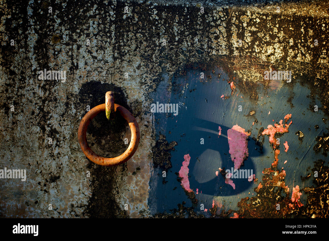 Rusty iron ring hi-res stock photography and images - Alamy