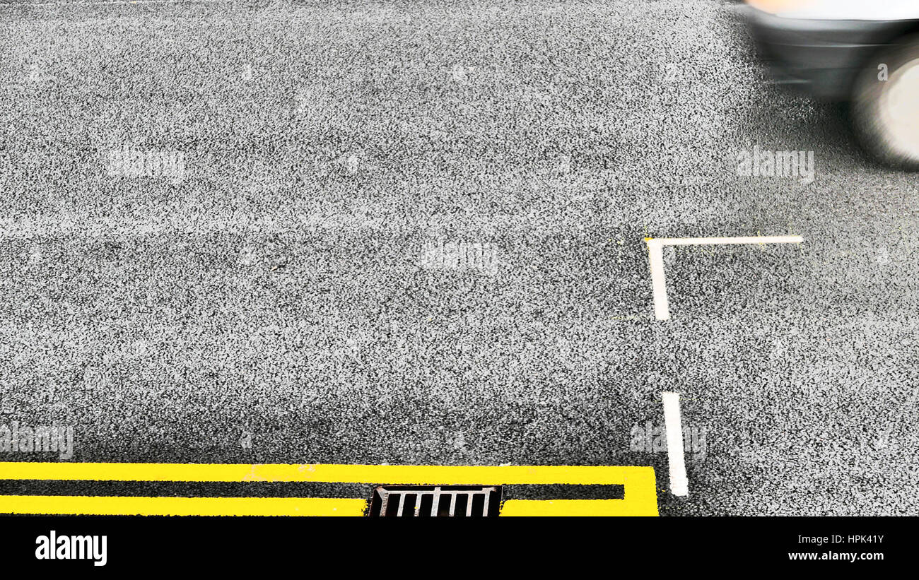 Car markings hi-res stock photography and images - Alamy