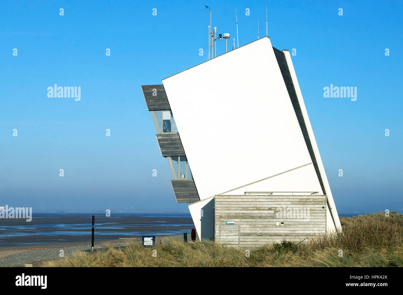 Rossall point observation tower,Fleetwood,UK Stock Photo - Alamy