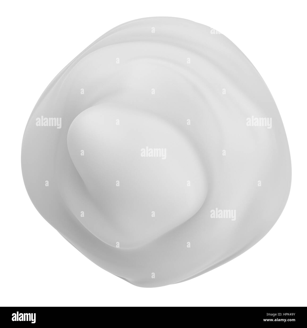 3d rendering white foam isolated on white Stock Photo - Alamy