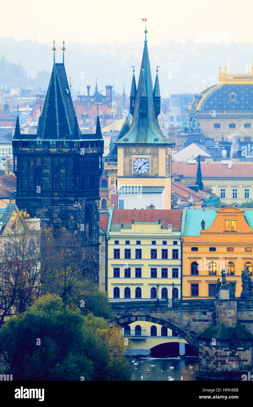 Prague castle prag czech republic panorama roofs architecture hi-res ...
