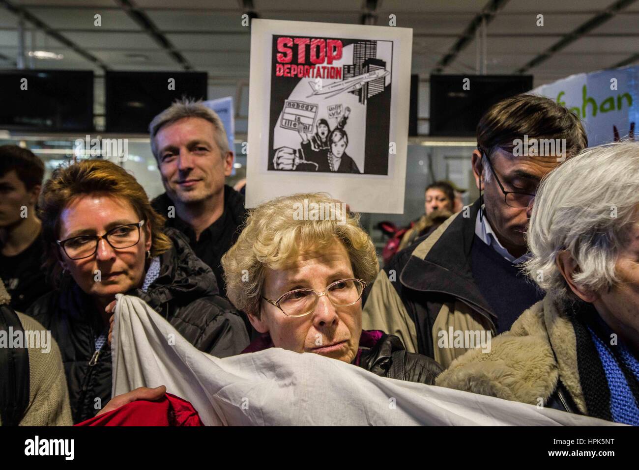 Munich, Germany. 22nd Feb, 2017. In the latest round of deportations of ...