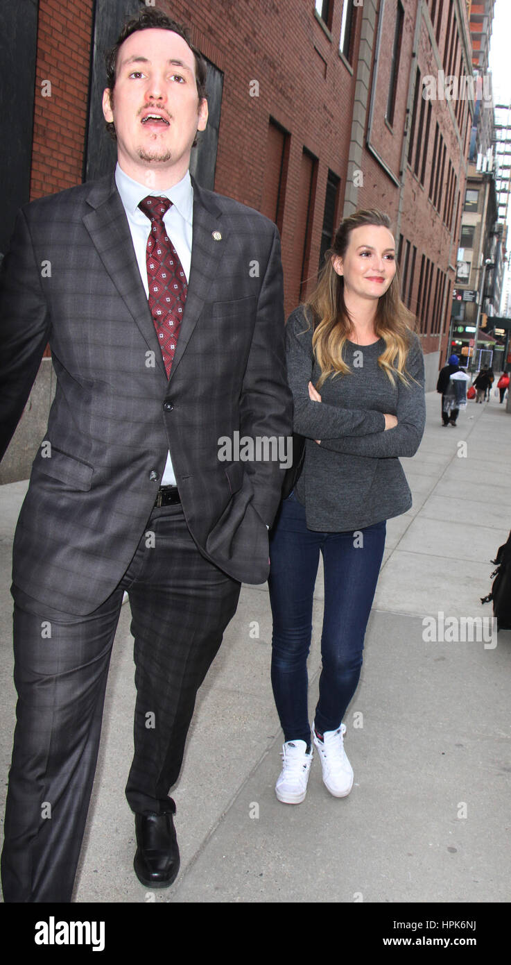 New York, NY, USA. 22nd Feb, 2017. Leighton Meester at Harry Show to ...