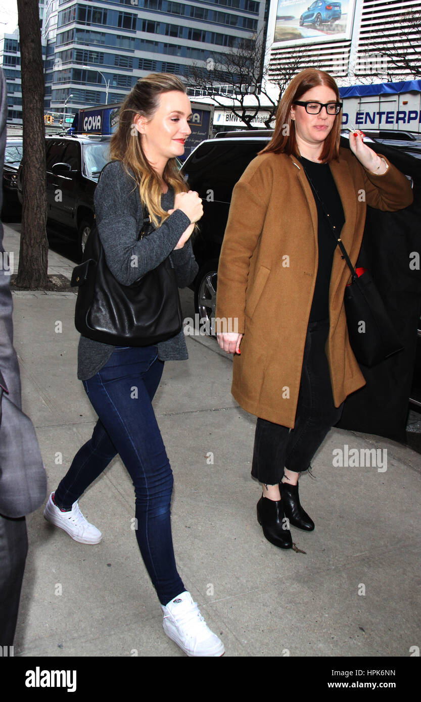 New York, NY, USA. 22nd Feb, 2017. Leighton Meester at Harry Show to ...