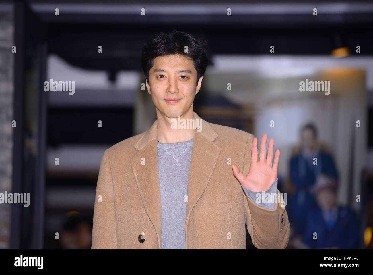 Seoul, Korea. 22nd Feb, 2017. Don Gun Lee, Hyun Woo, Se yeong Lee and ...