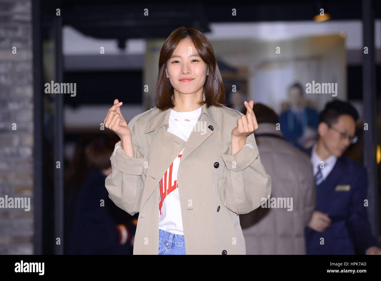 Seoul, Korea. 22nd Feb, 2017. Don Gun Lee, Hyun Woo, Se yeong Lee and ...