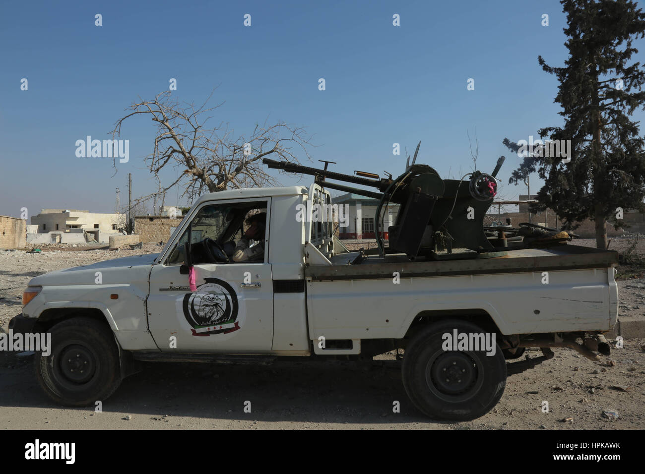 Al-Bab, Syria. 22nd February 2017. The Turkish forces and the Free ...
