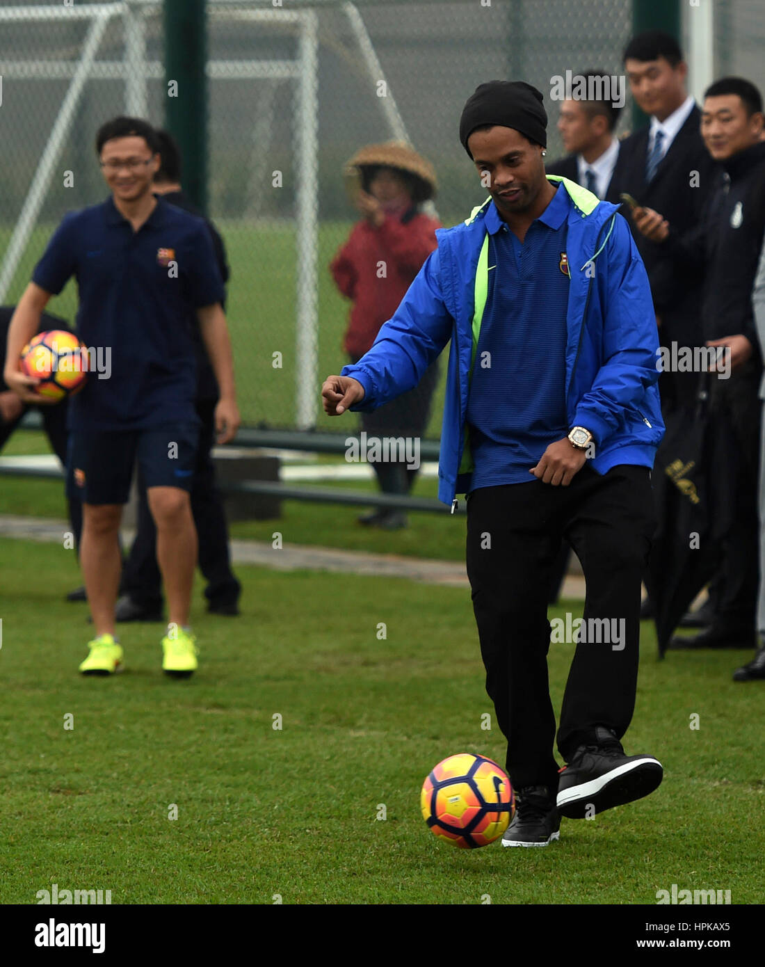 Haikou, China's Hainan Province. 23rd Feb, 2017. FC Barcelona ...