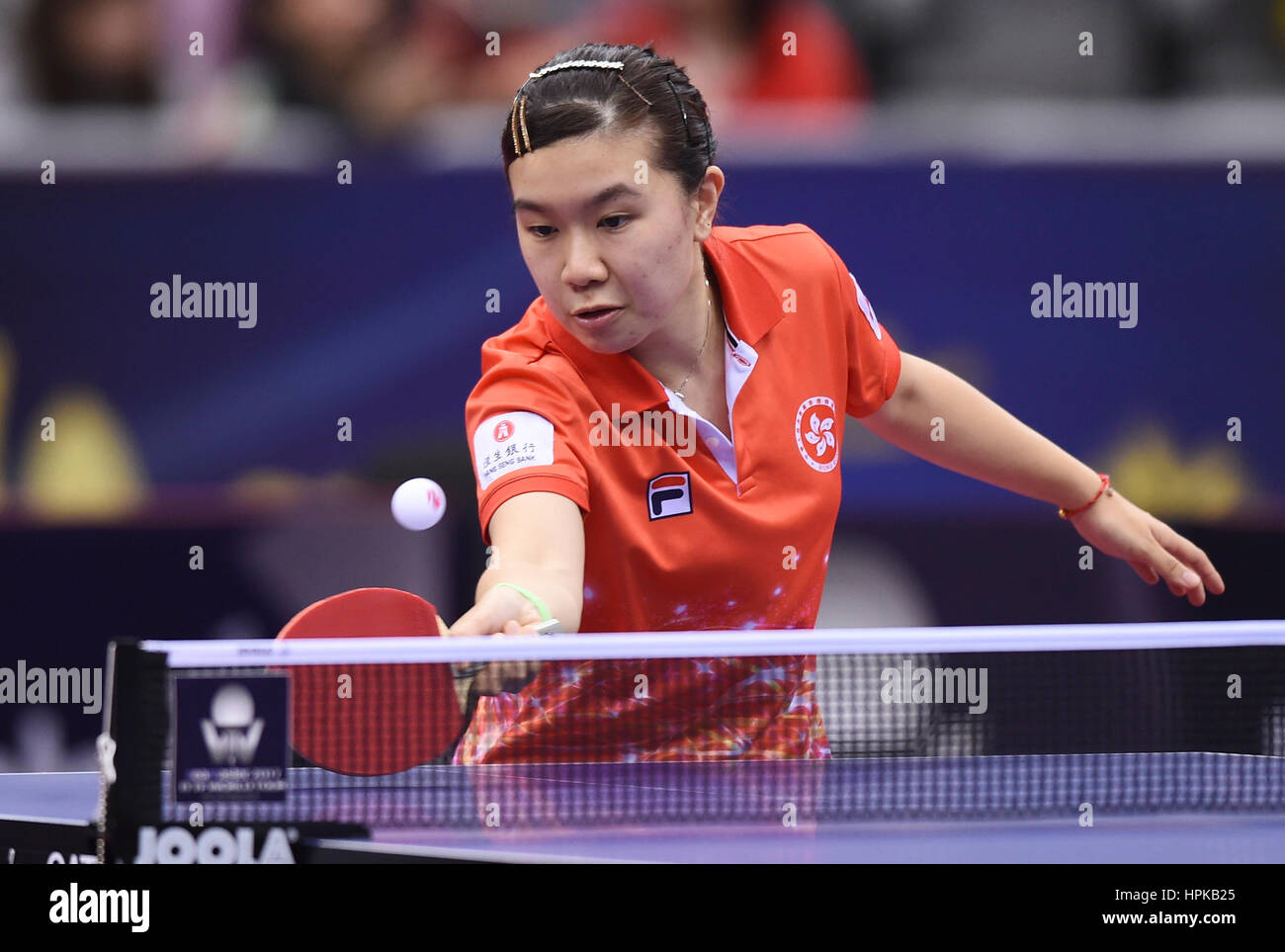 Doha, Qatar. 23rd Feb, 2017. Lee Ho Ching from Hong Kong of China ...