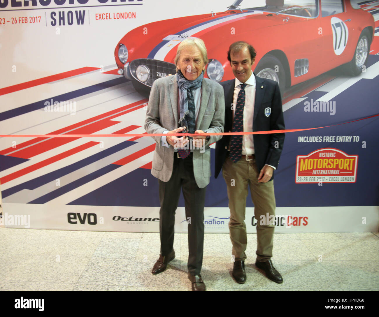 London, UK, 23rd February 2017. Derek Bell,British racing driver who ...