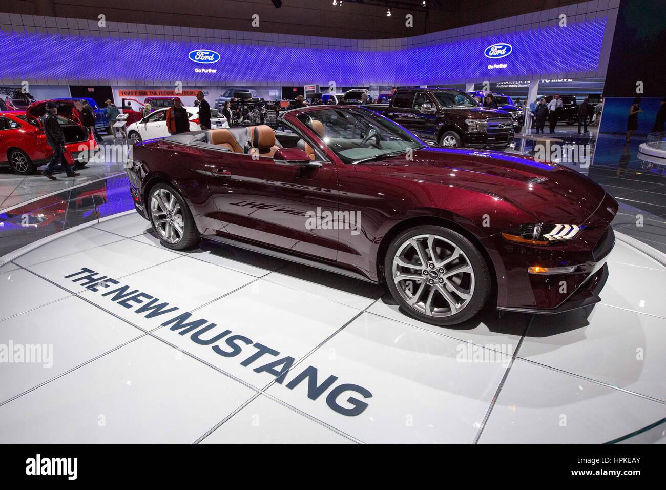 Toronto, Ontario, Canada. 22nd Feb, 2017. The 2017 Ford Mustang on ...