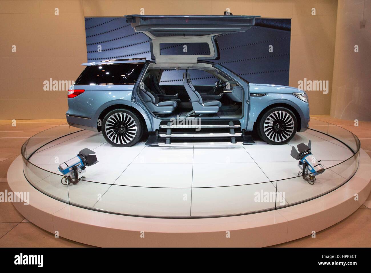 Toronto, Ontario, Canada. 22nd Feb, 2017. Lincoln Navigator on display ...