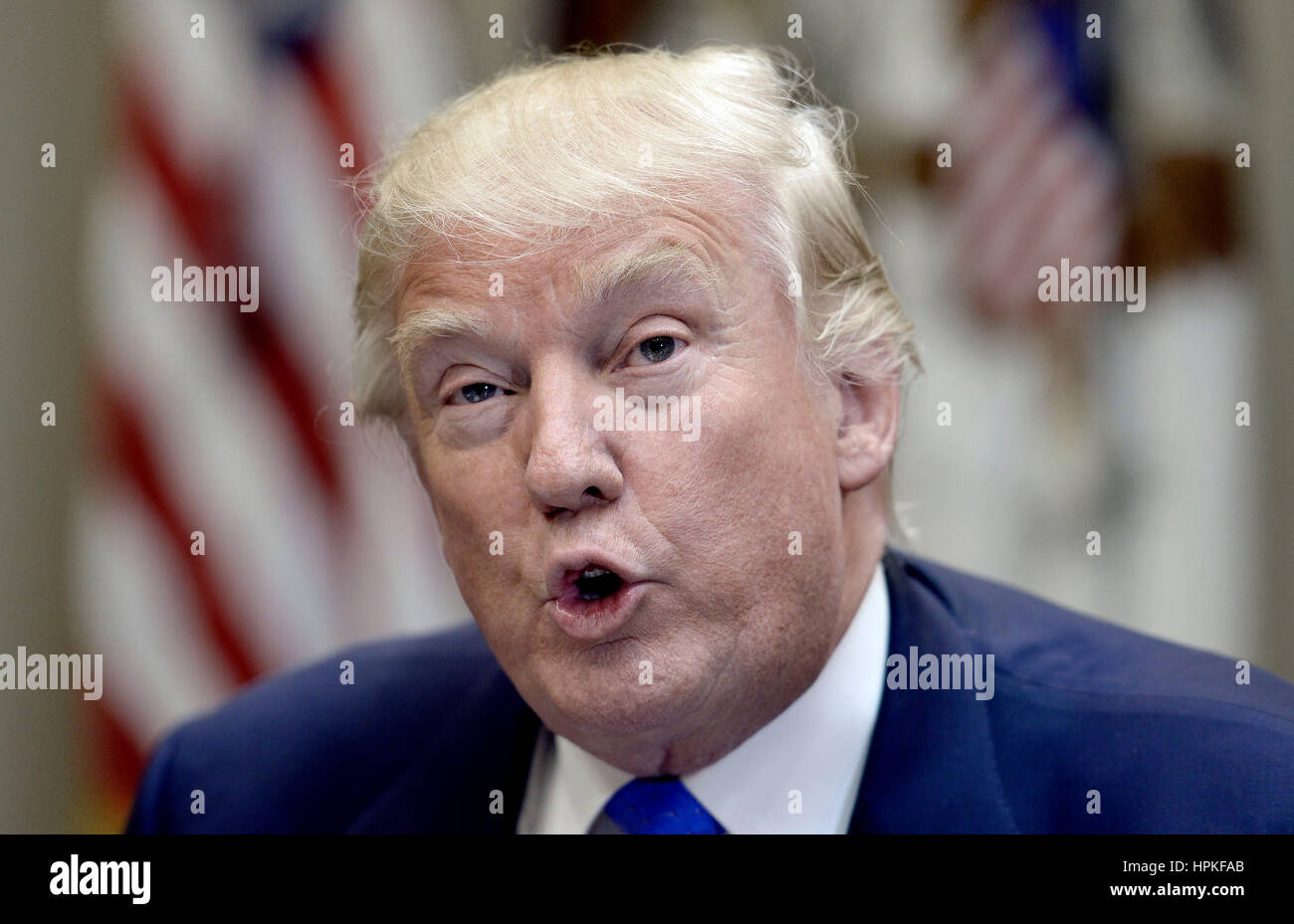 Washington DC, USA. 23rd February 2017. United States President Donald ...