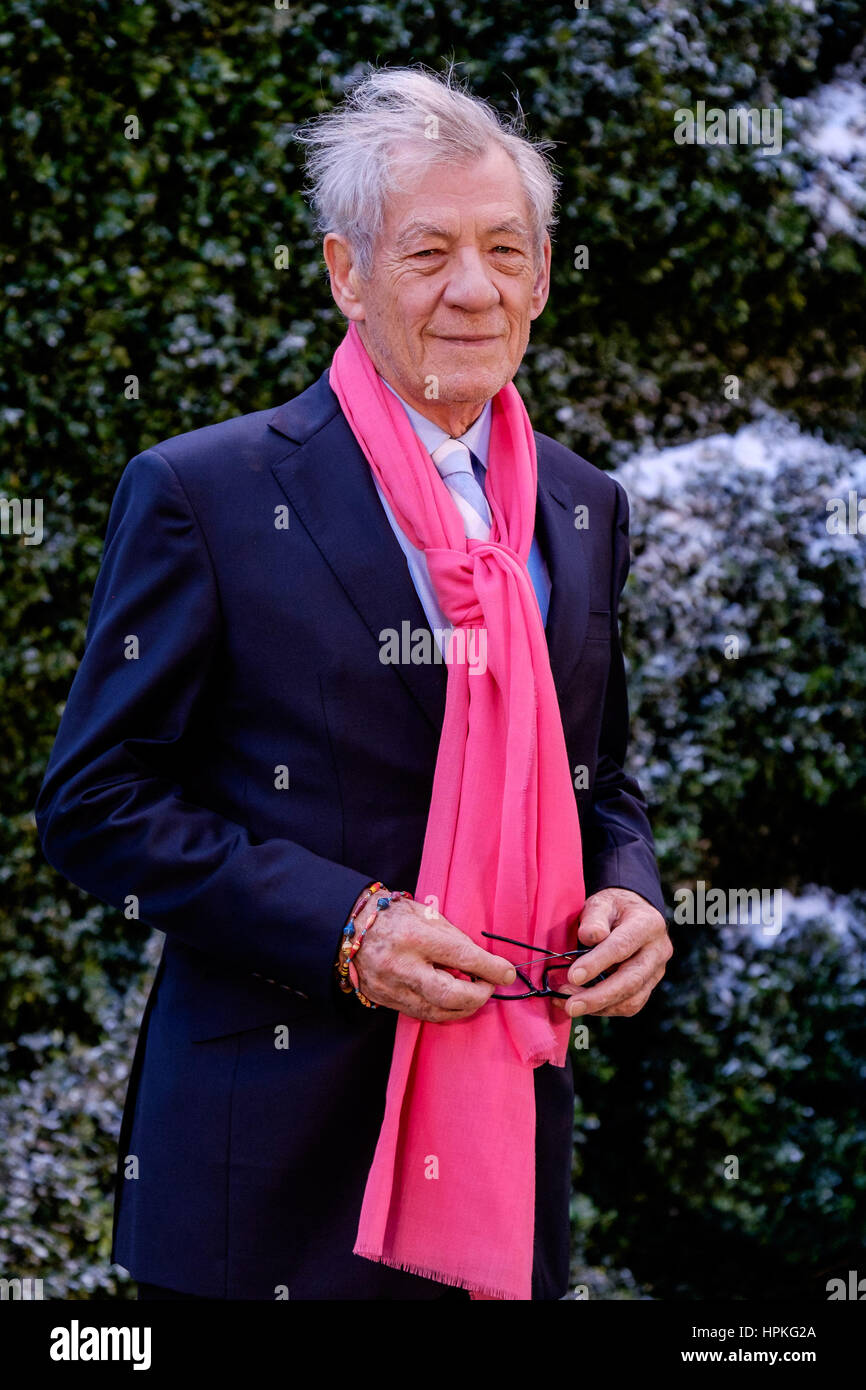 London, UK. 23rd February, 2017. Actor Sir Ian McKellen attends the ...