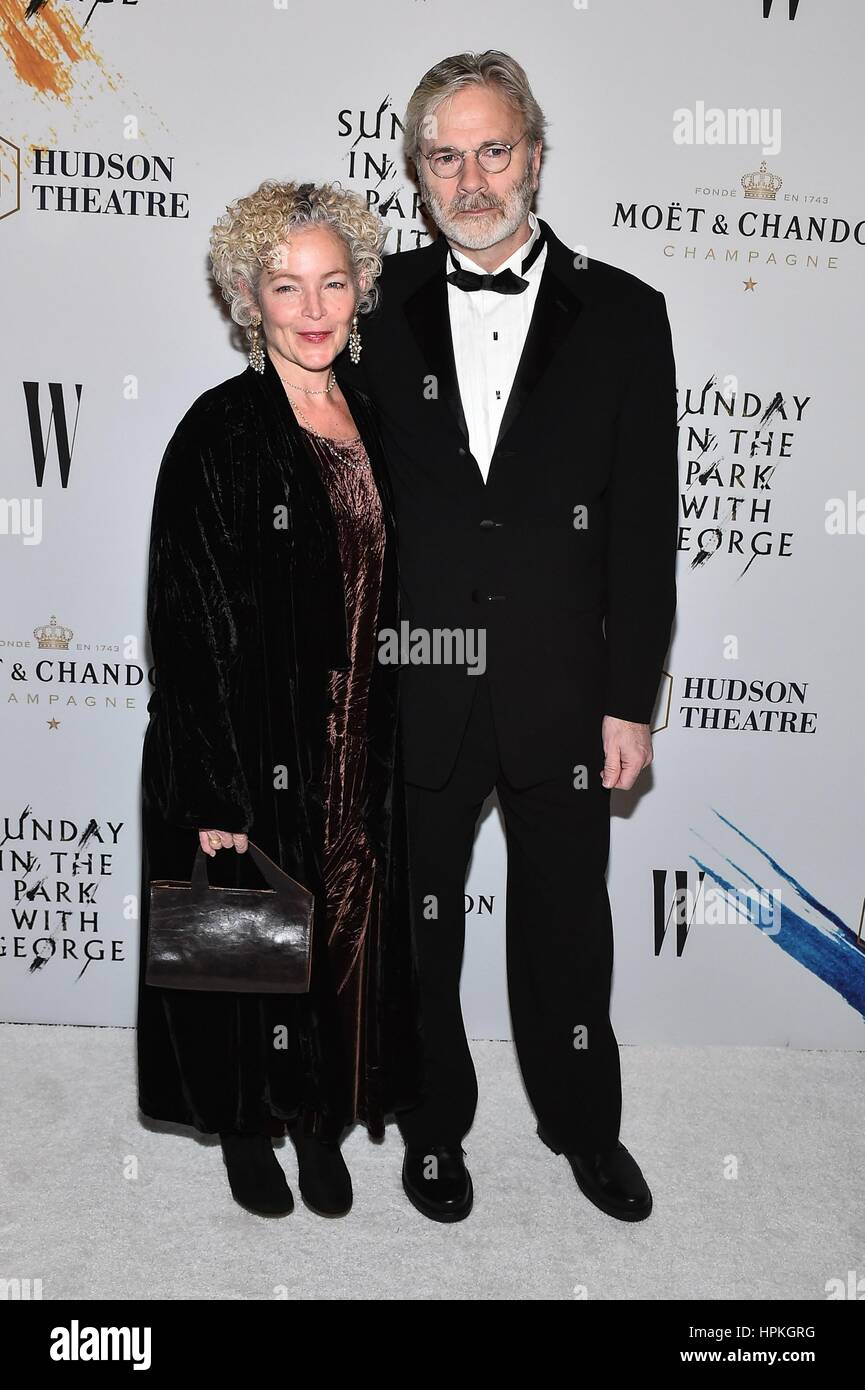 New York, NY, USA. 23rd Feb, 2017. Amy Irving, Kenneth Bowser in ...